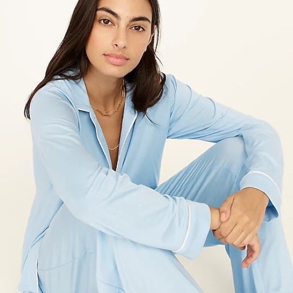 J. Crew | Intimates & Sleepwear | Jcrew Eco Dreamiest Longsleeve Pajama ...